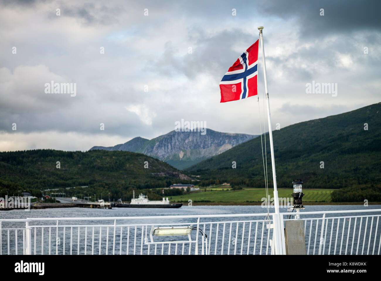 Bognes Lodingen Ferry, Norway, Scandinavia, Europe Stock Photo - Alamy
