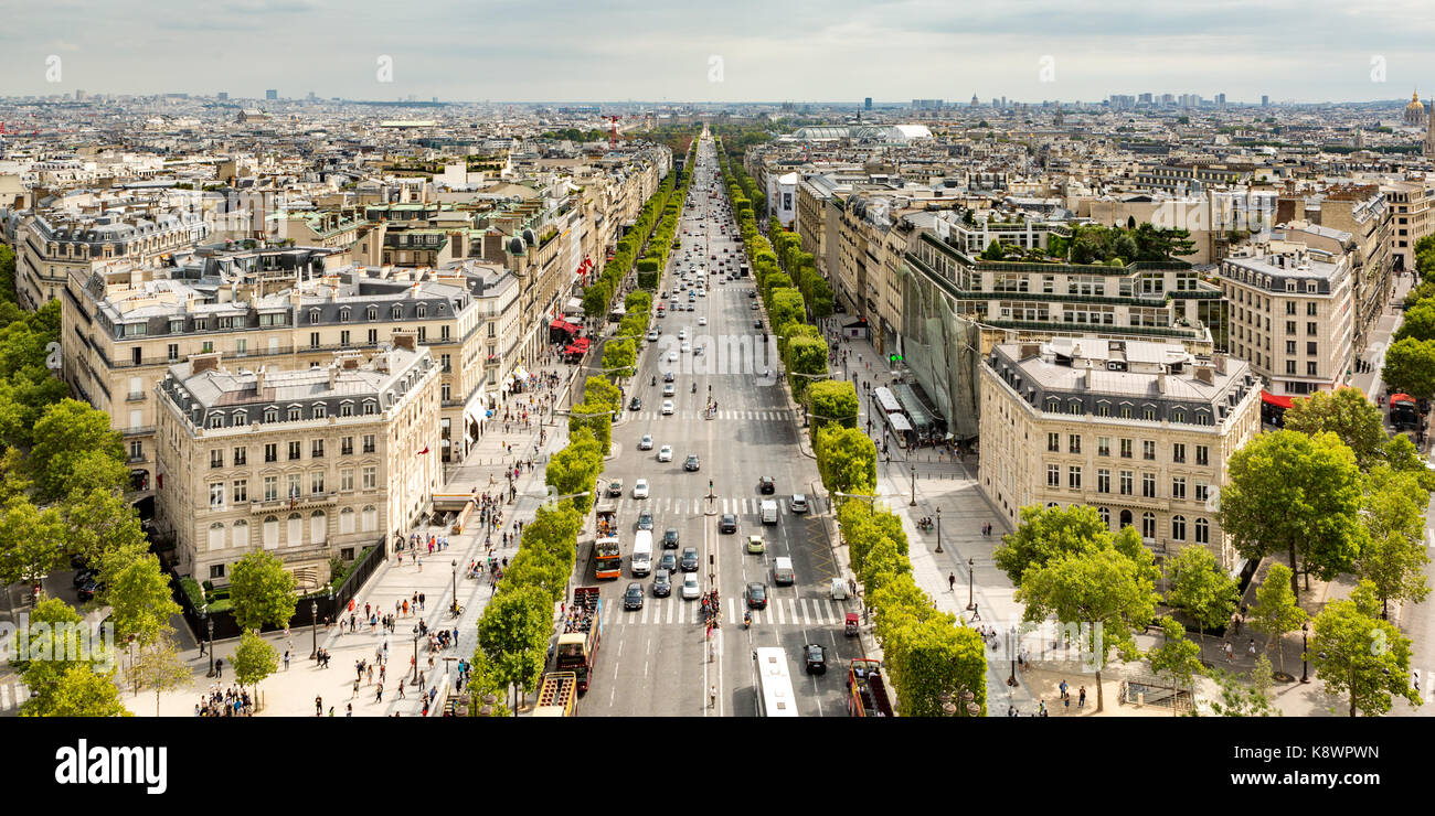 A view over the city of Paris Stock Photo - Alamy