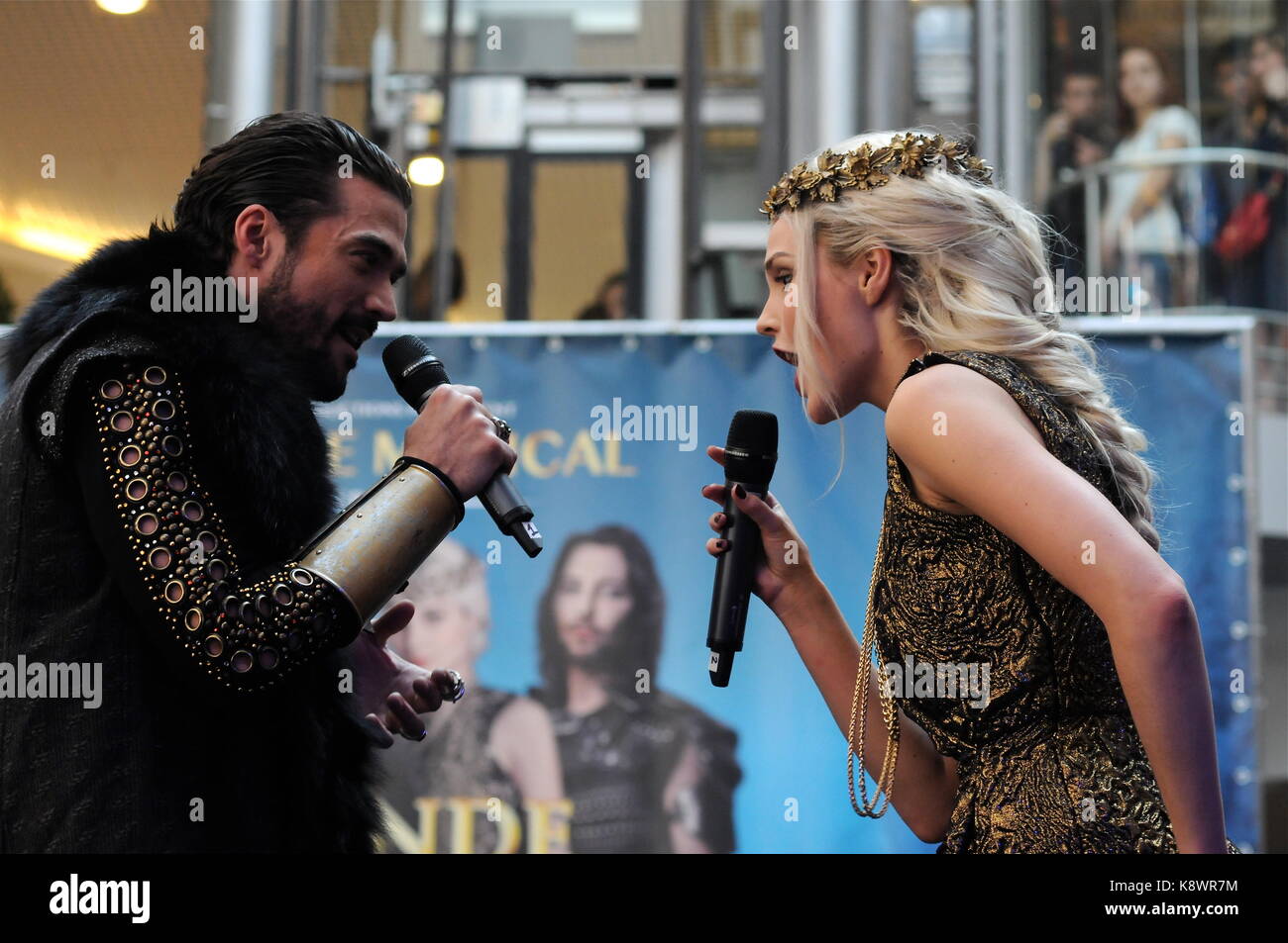 French singer Camille Lou attends showcase in Lyon, France Stock Photo ...