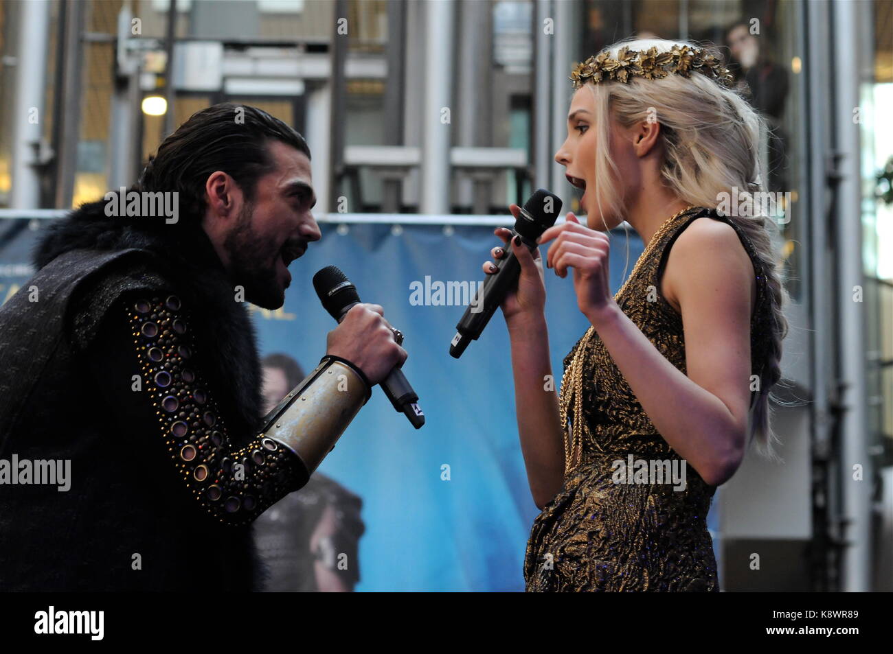 French singer Camille Lou attends showcase in Lyon, France Stock Photo ...