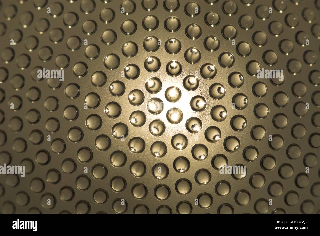 Dotted surface with concentrical pimple circles Stock Photo - Alamy