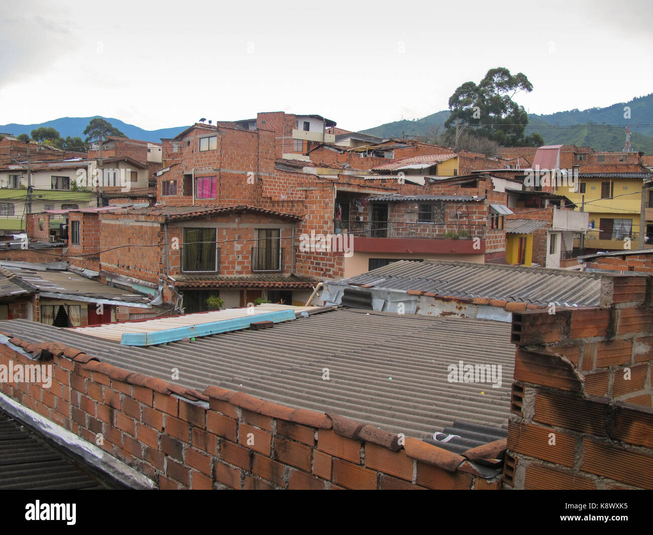 View from a house of Itagui , Medellin, Colombia Stock Photo - Alamy