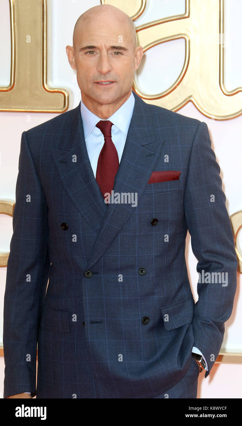 LONDON - SEP 18, 2017: Mark Strong attends the Kingsman: The Golden ...