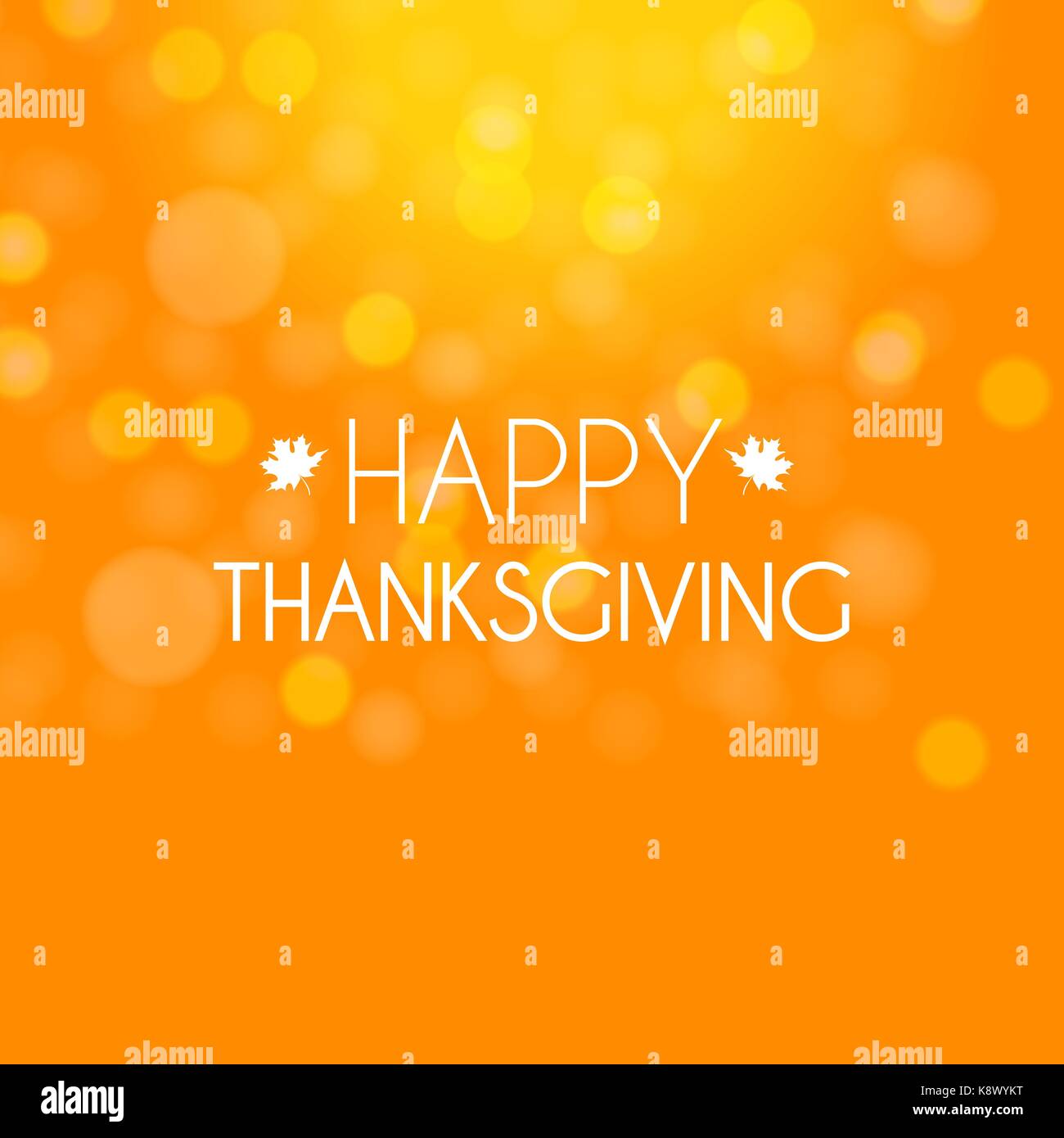 Abstract Vector Illustration Autumn Happy Thanksgiving Backgroun Stock ...