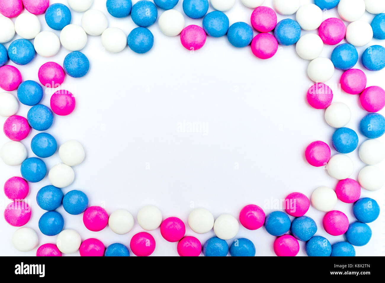 Colored chocolate coated candy Stock Photo - Alamy