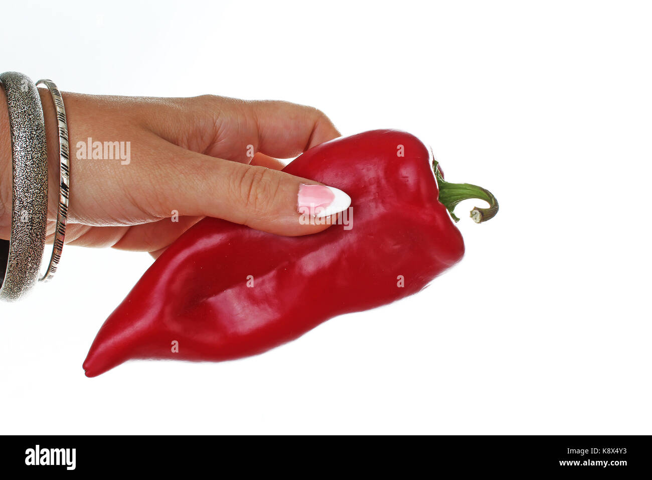 Red sweet hot paprika pepper Stock Photo - Alamy