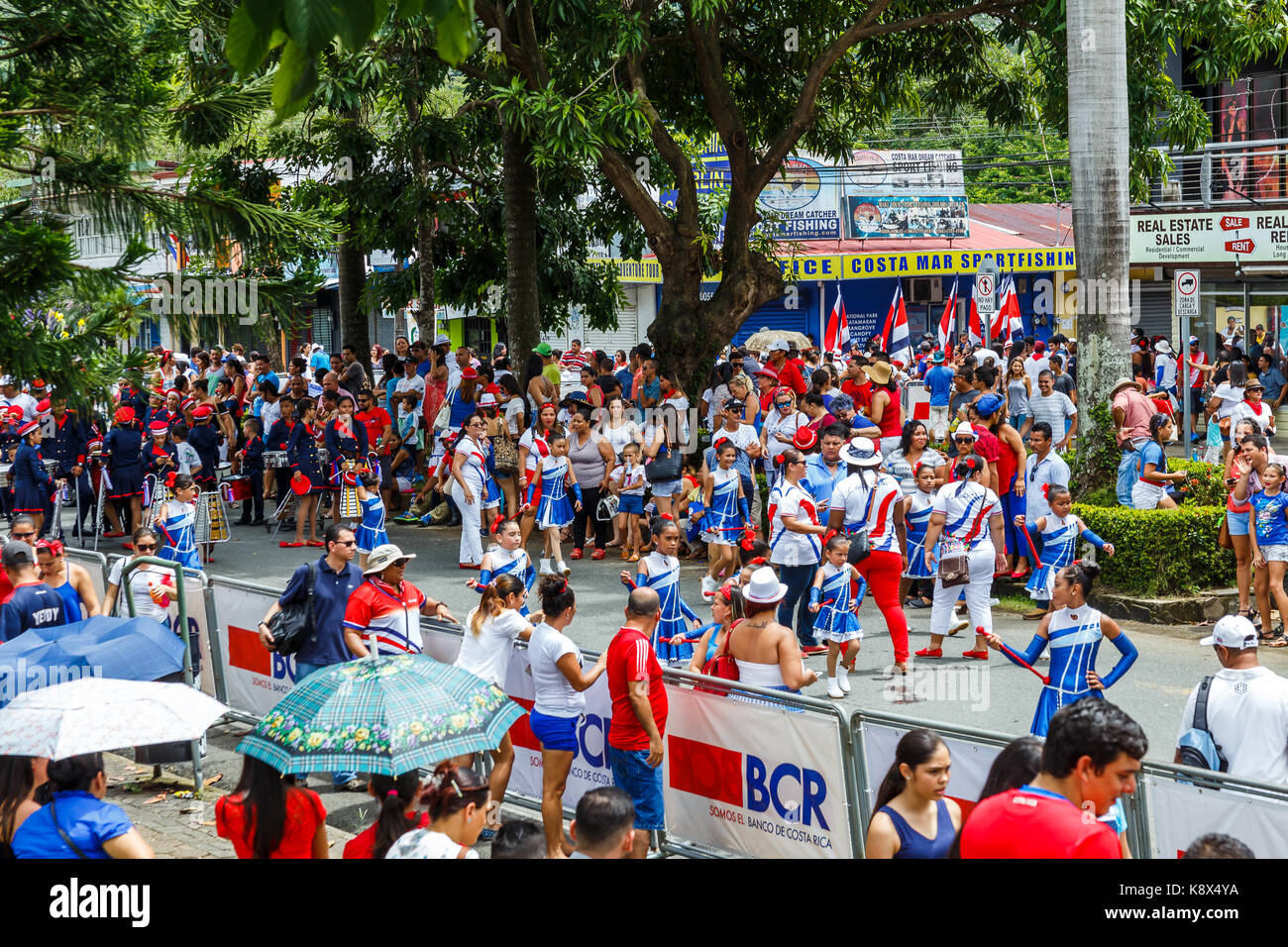 Crowds gather to watch the participants of the 2017 Independence Day ...
