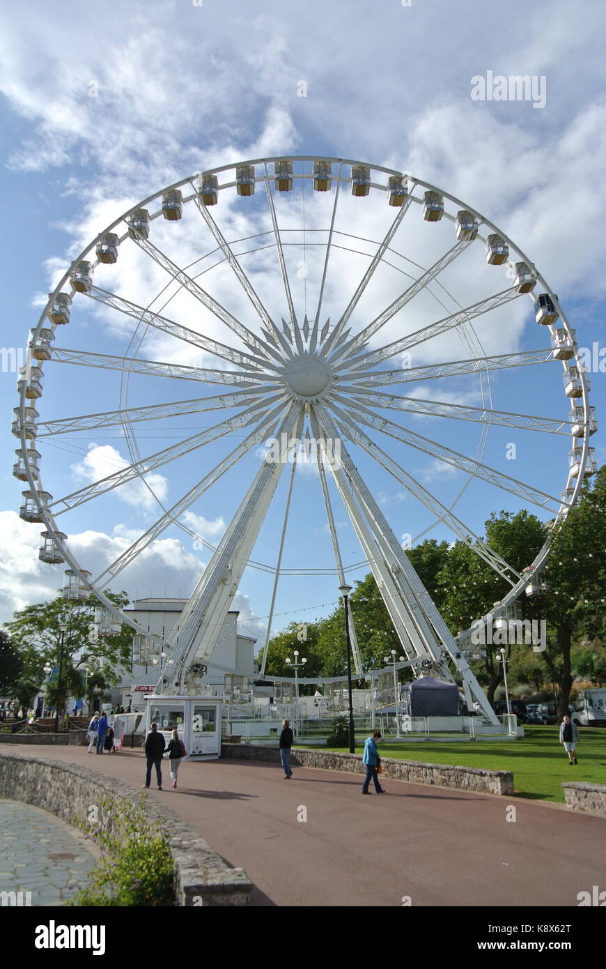 'English Riviera Wheel' on Torquay Promenade, summer of 2017, Torbay ...