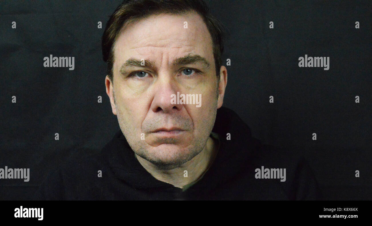 Man suffering depression Stock Photo - Alamy