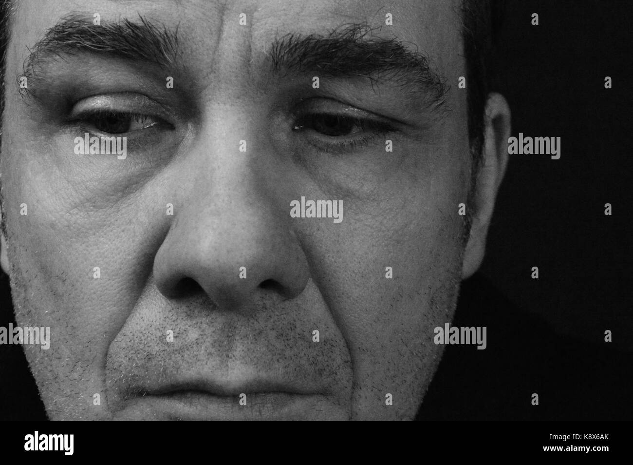 Man suffering depression Stock Photo - Alamy