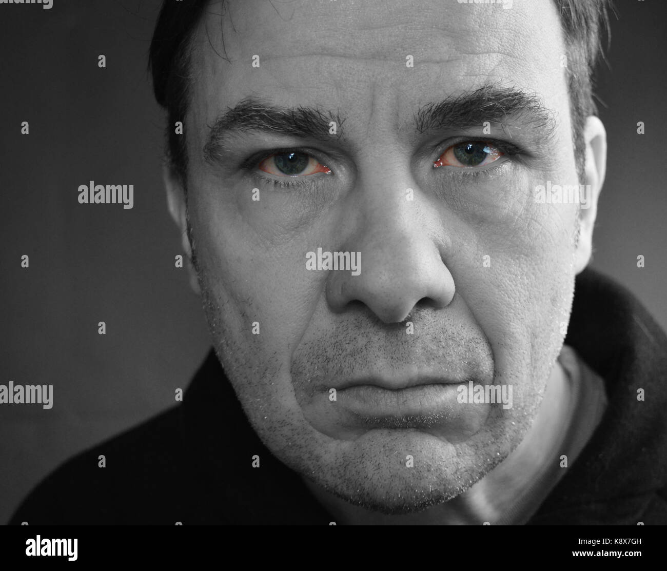 Man suffering depression Stock Photo - Alamy