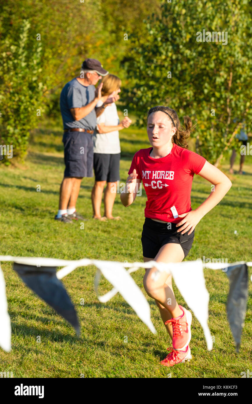 Image from a middle school cross country meet held in Oregon, Wisconsin ...
