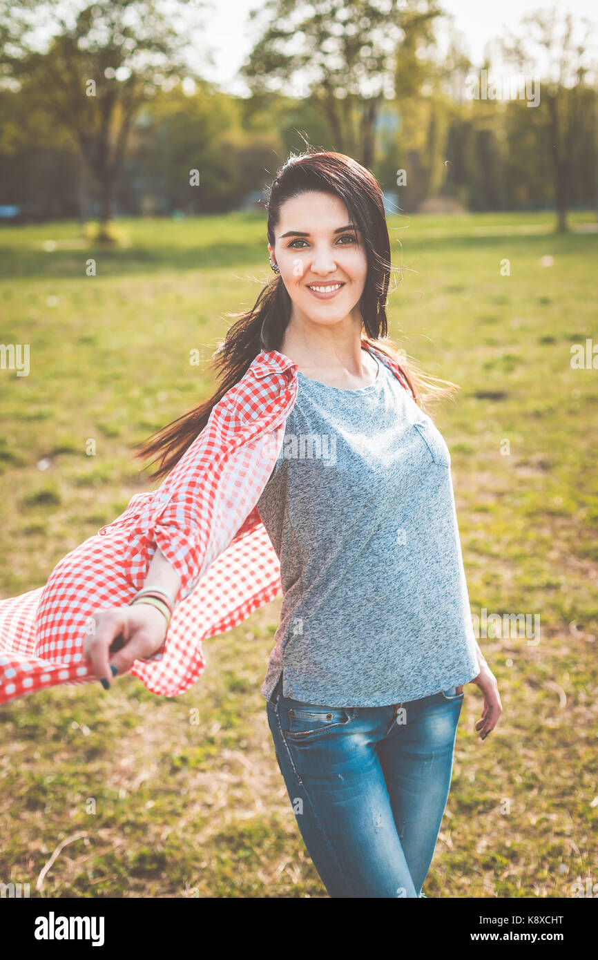 young hipster woman Stock Photo - Alamy