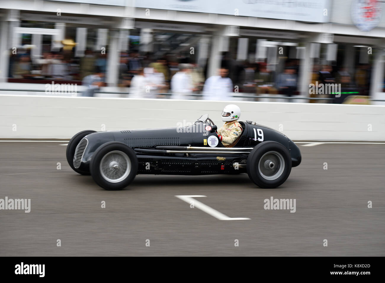 Maserati 8CL racing at Goodwood Revival 2017 in Goodwood Trophy for ...