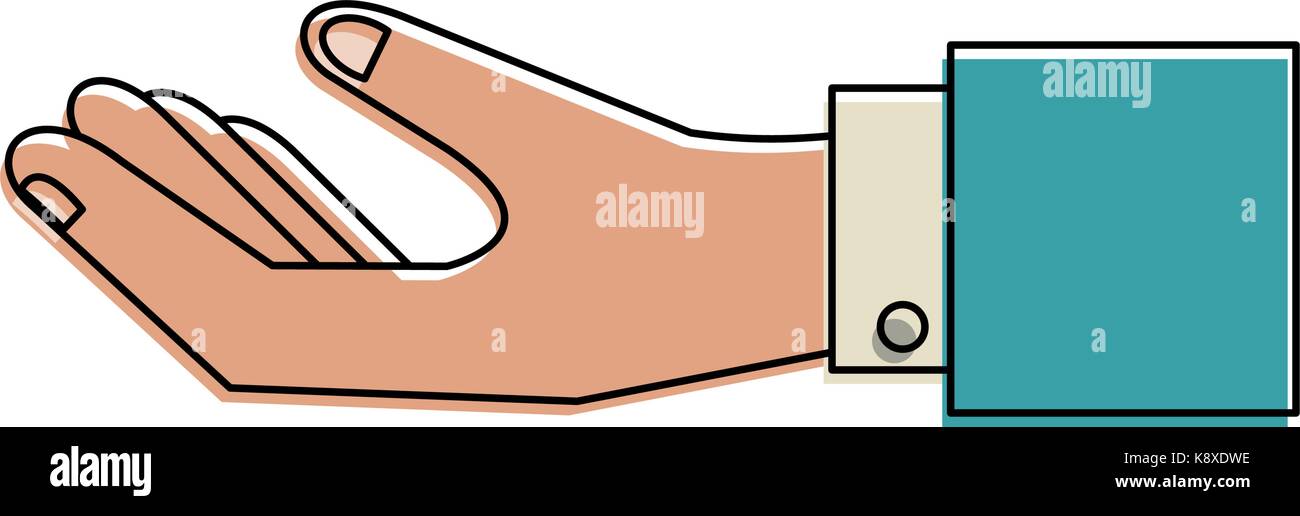 hand with palm up icon image Stock Vector Image & Art - Alamy