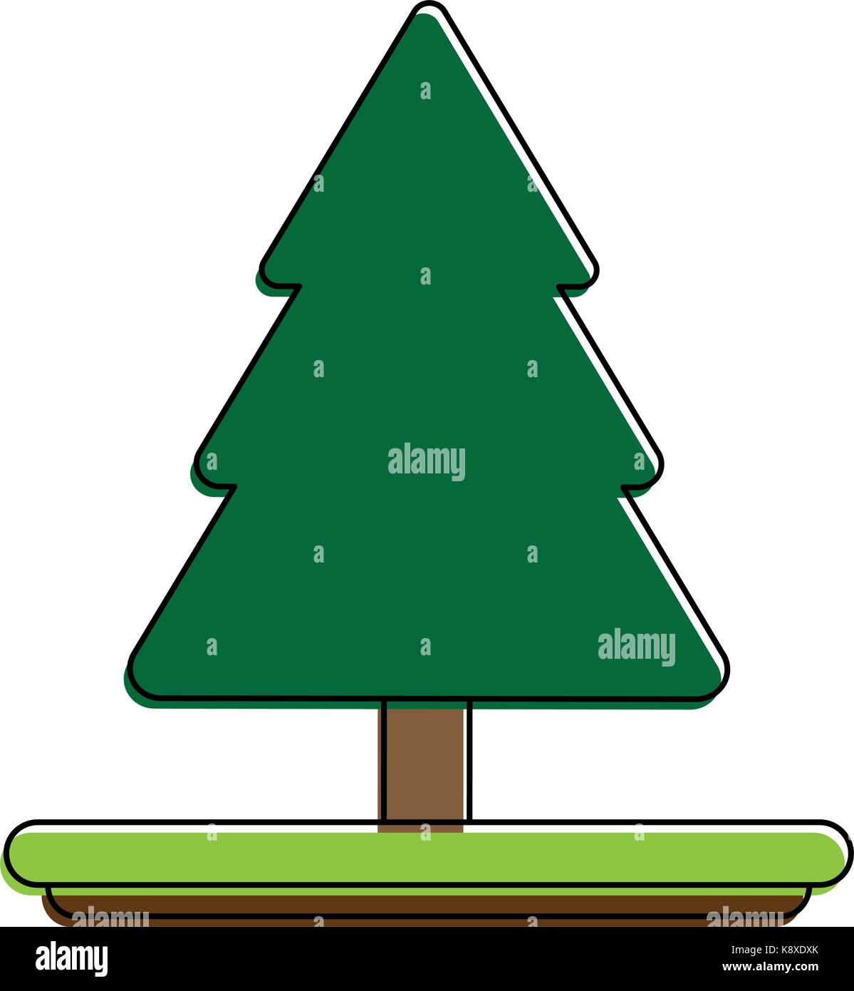 pine tree icon image Stock Vector Image & Art - Alamy