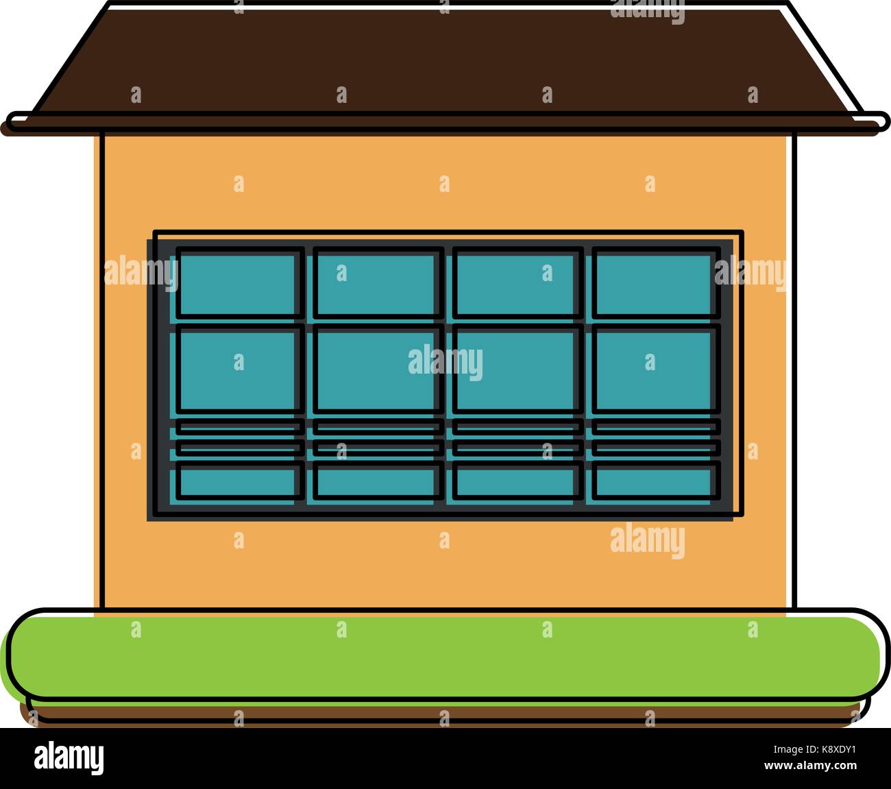 house or home sideview icon image Stock Vector Image & Art - Alamy