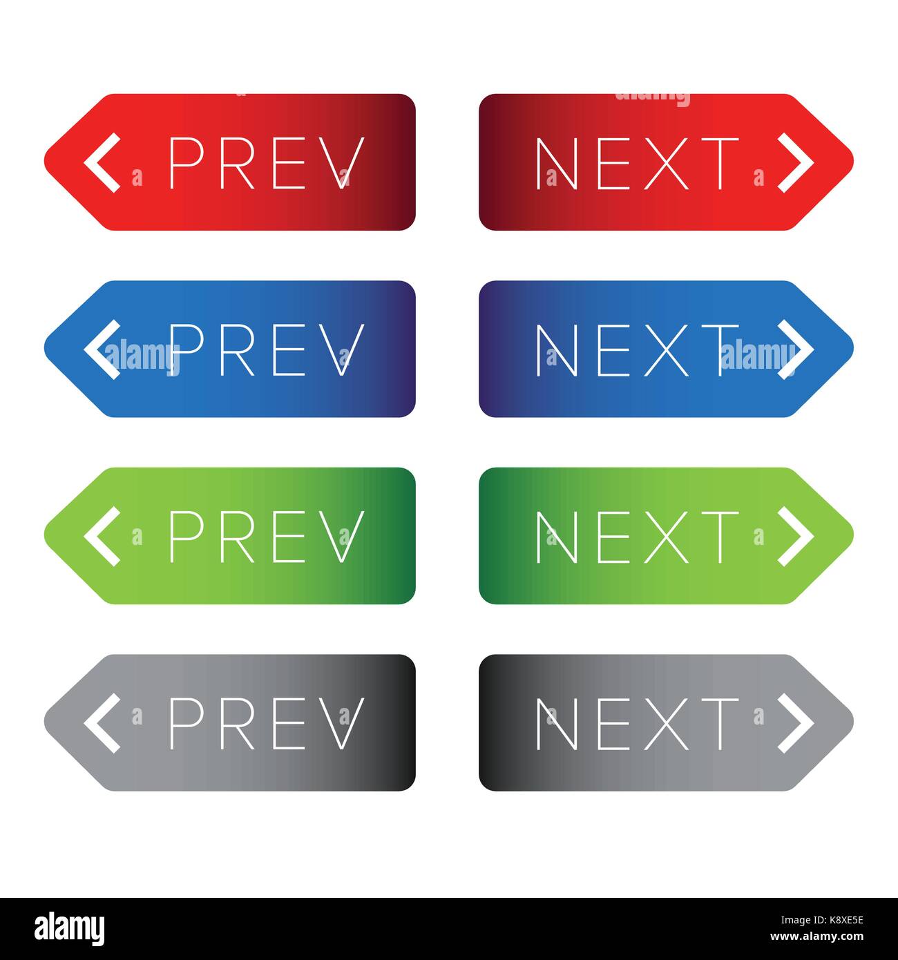Previous and next buttons hi-res stock photography and images - Alamy