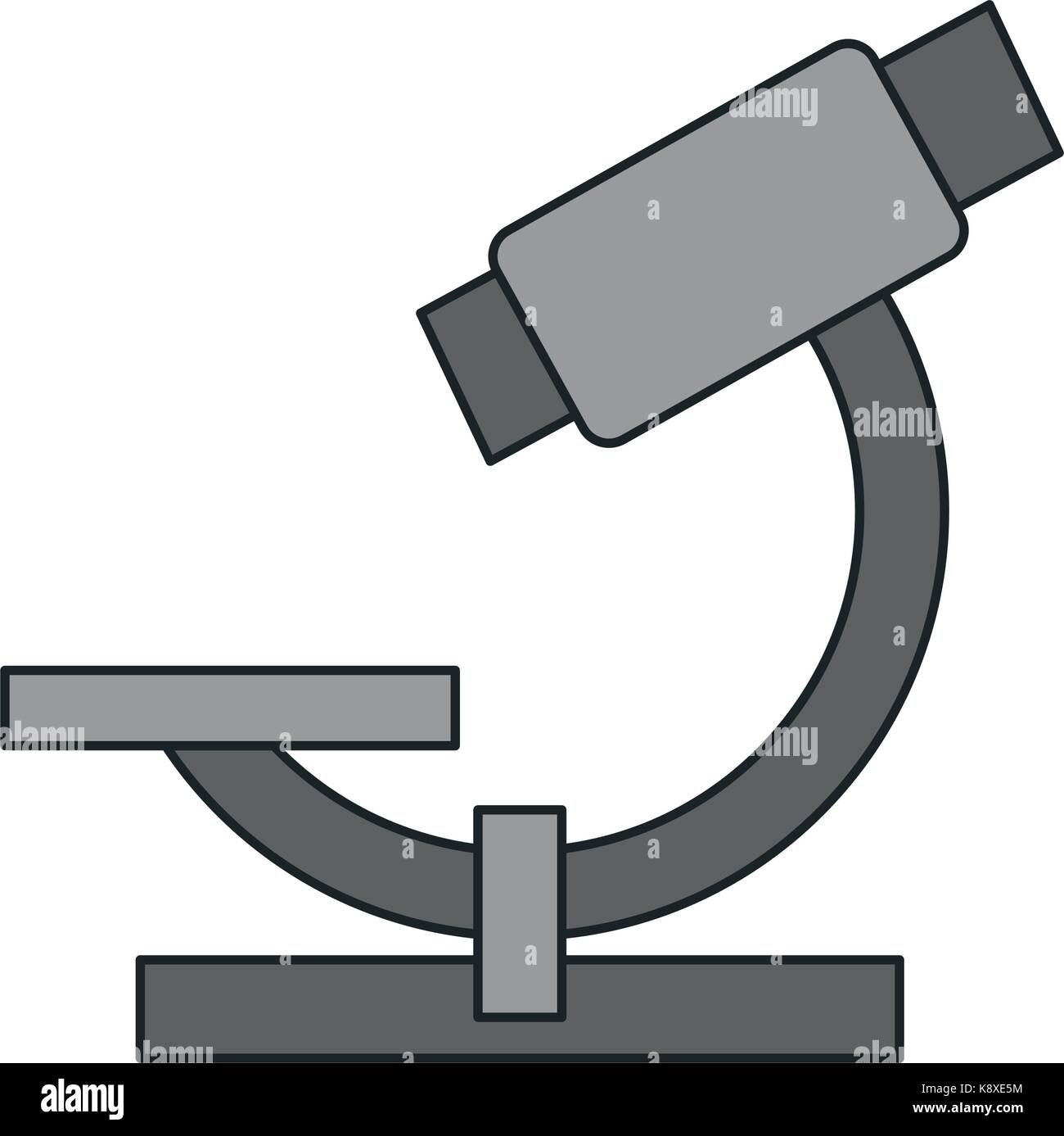 microscope science icon image Stock Vector Image & Art - Alamy