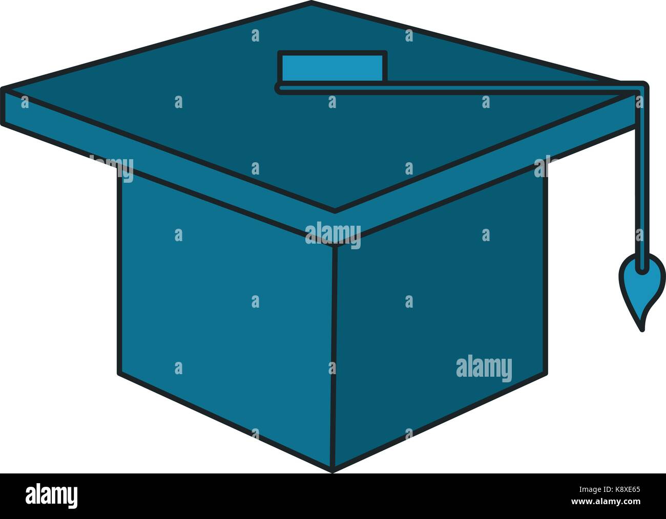 graduation cap icon image Stock Vector Image & Art - Alamy