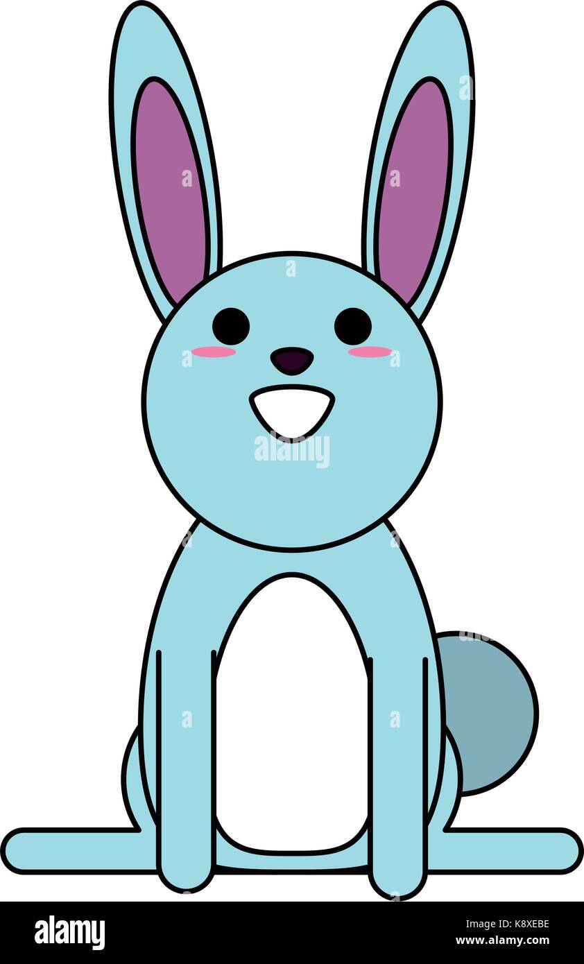 rabbit or bunny cartoon icon image Stock Vector Image & Art - Alamy
