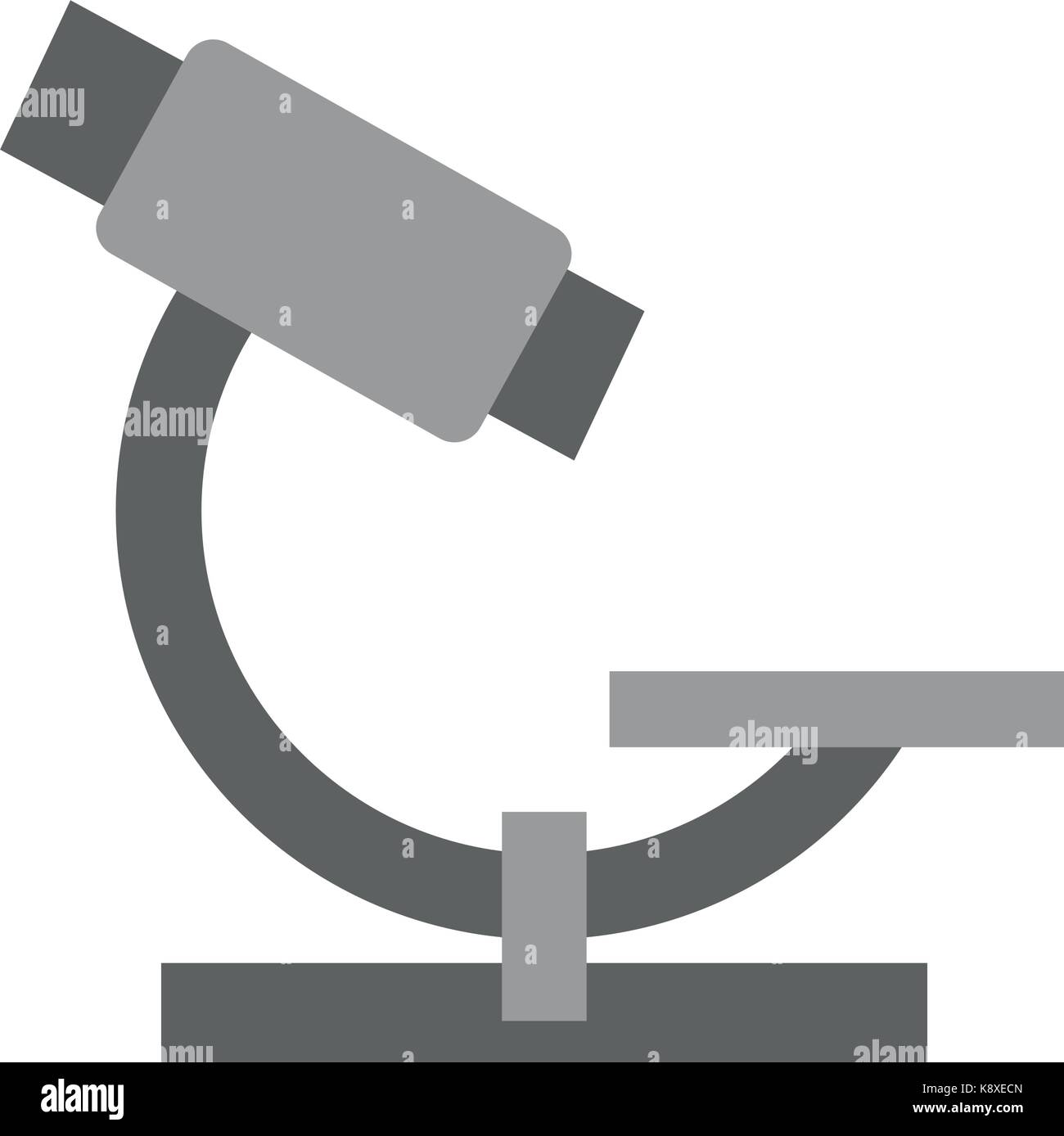 microscope science icon image Stock Vector Image & Art - Alamy