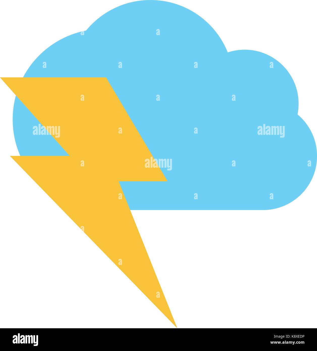 Cloud to cloud lightening Stock Vector Images - Alamy