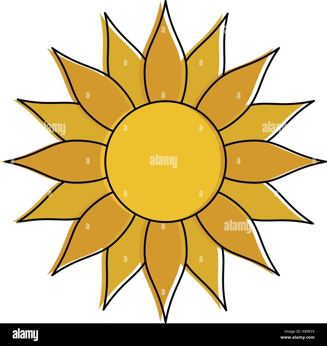 sun cartoon icon image Stock Vector Image & Art - Alamy