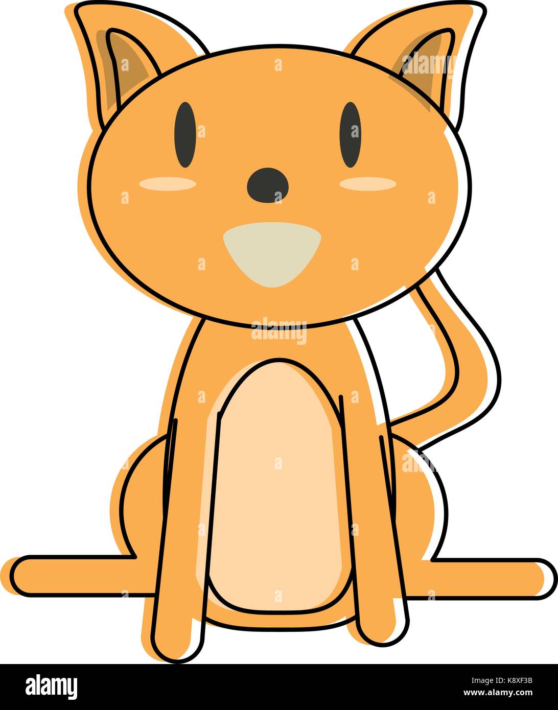 cat cartoon icon image Stock Vector Image & Art - Alamy