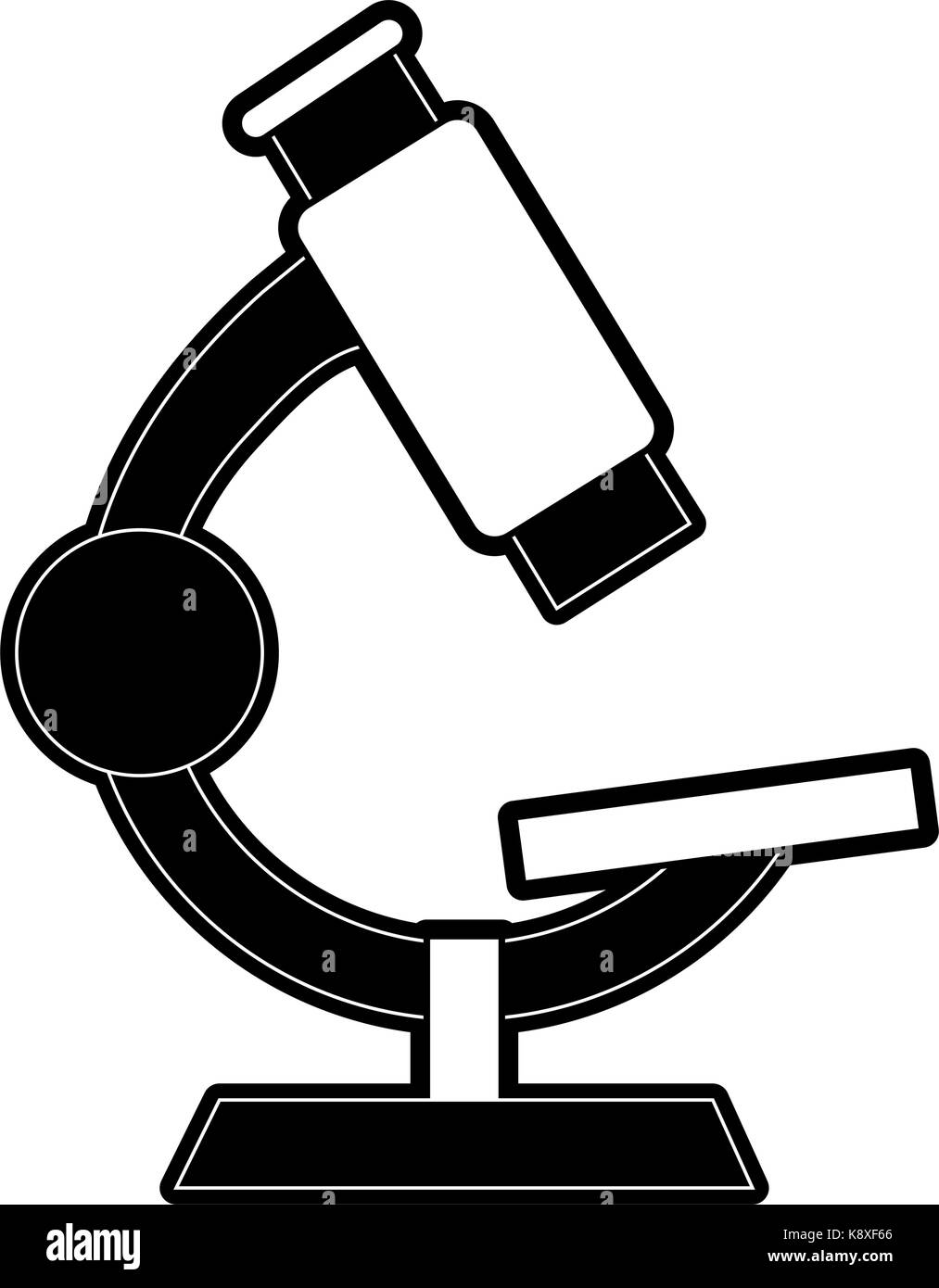 microscope science icon image Stock Vector Image & Art - Alamy