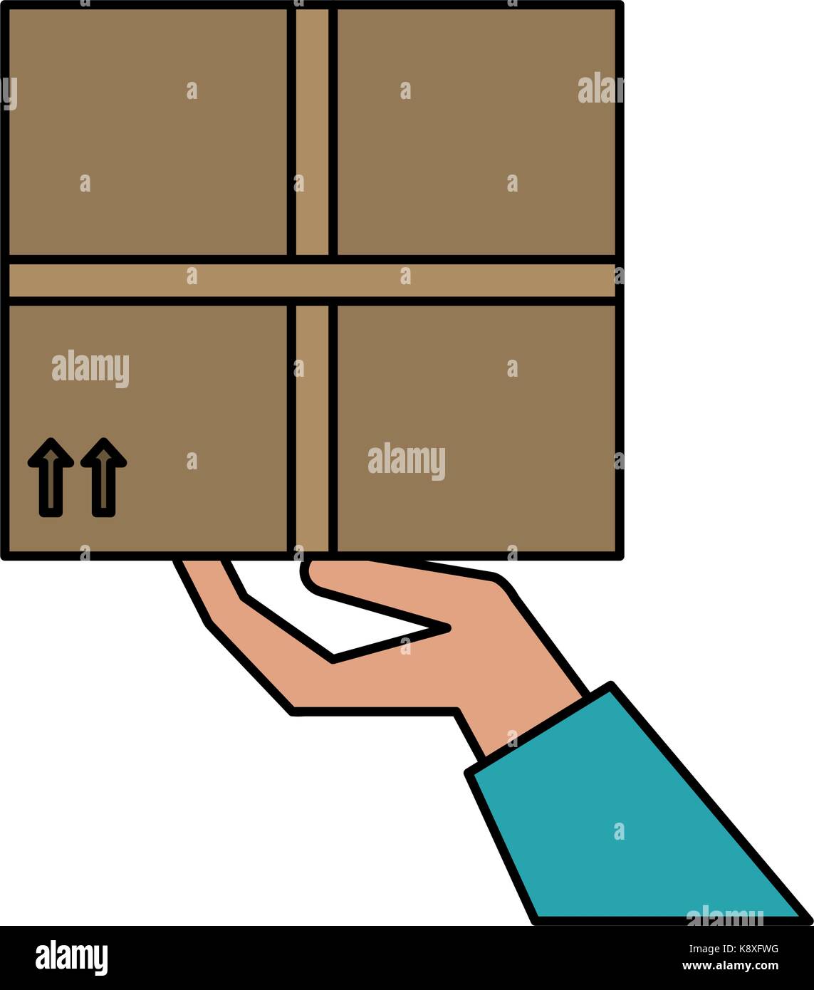 box shipping delivey icon image Stock Vector Image & Art - Alamy