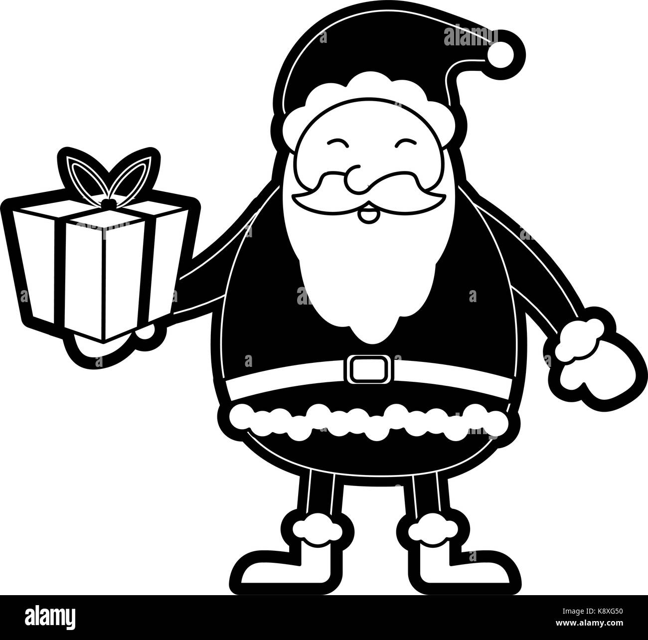 santa claus christmas related icon image Stock Vector Image & Art - Alamy