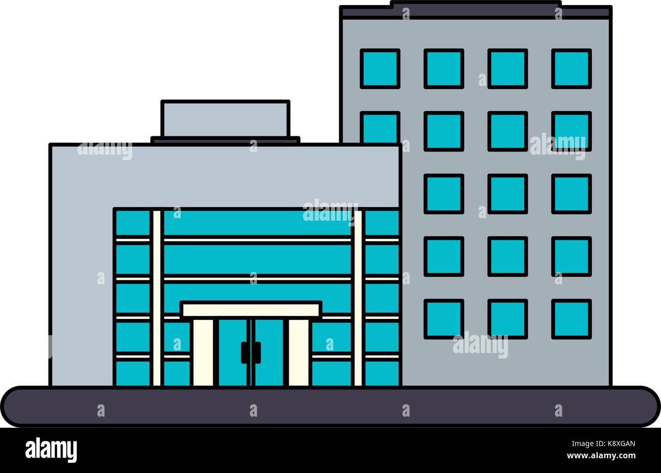 big city building icon image Stock Vector Image & Art - Alamy