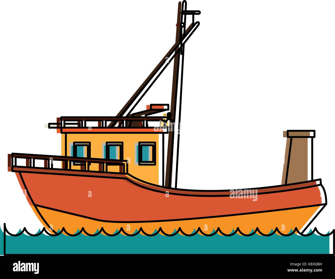 Horizontal boating Stock Vector Images - Alamy