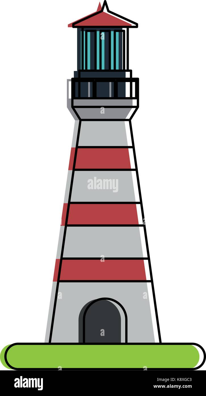 lighthouse nautical icon image Stock Vector Image & Art - Alamy
