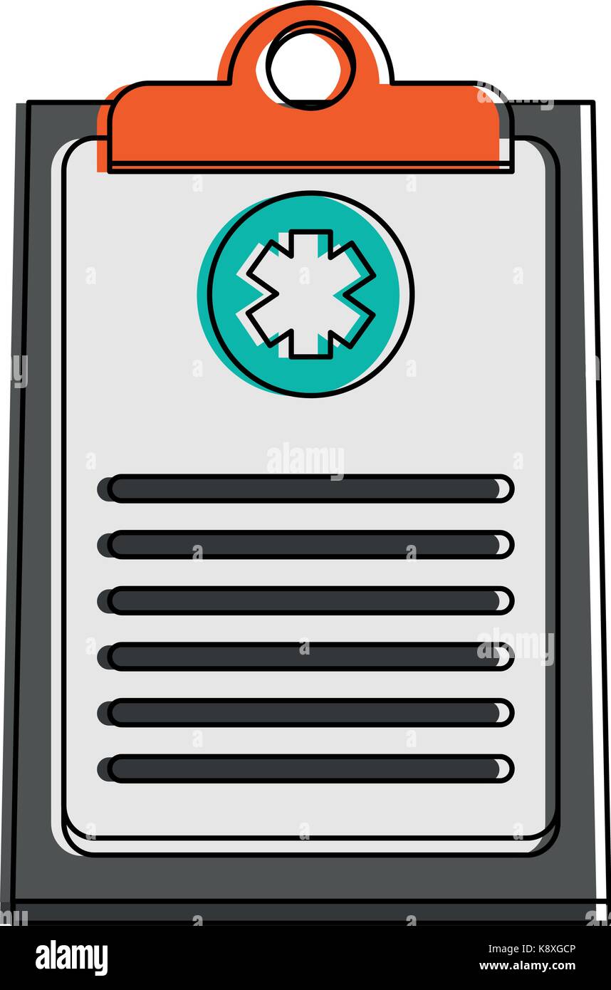Medical history healthcare icon Stock Vector Images - Alamy