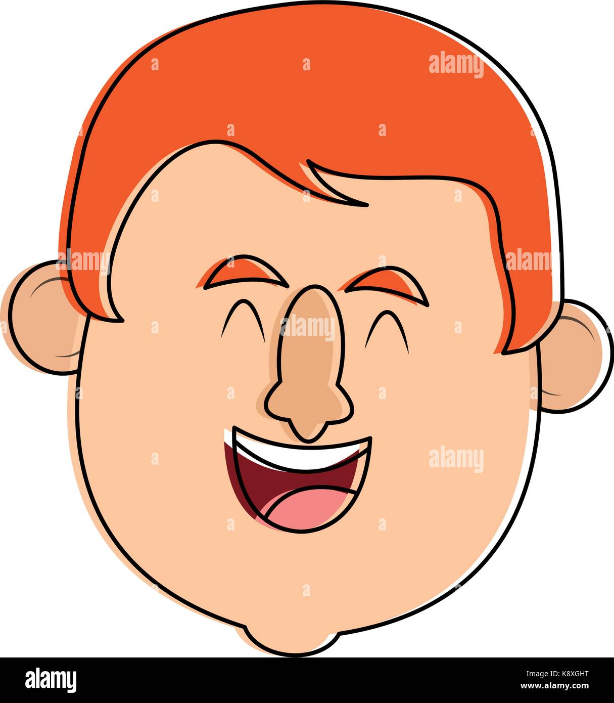 man laughing icon image Stock Vector Image & Art - Alamy