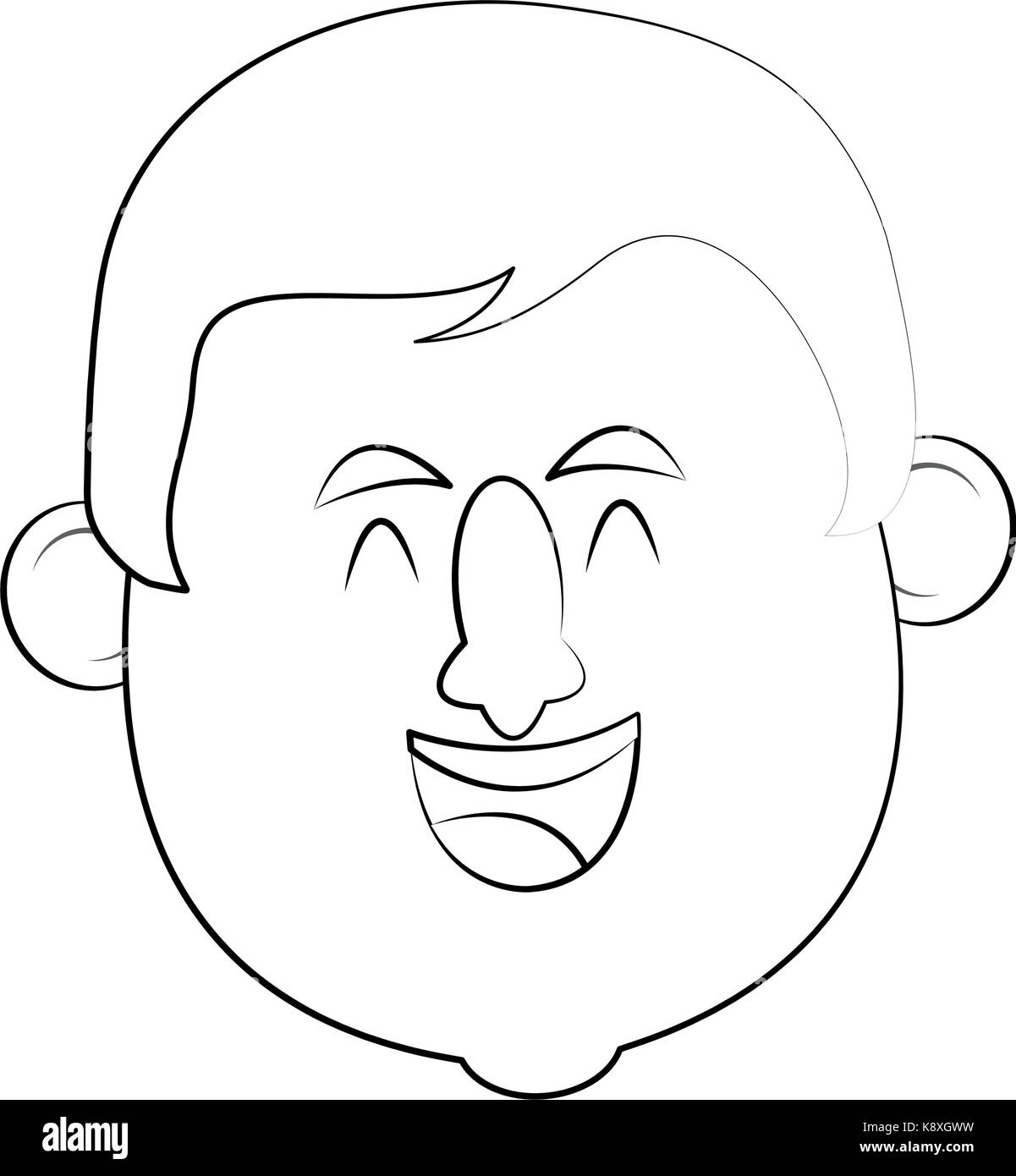 man laughing icon image Stock Vector Image & Art - Alamy