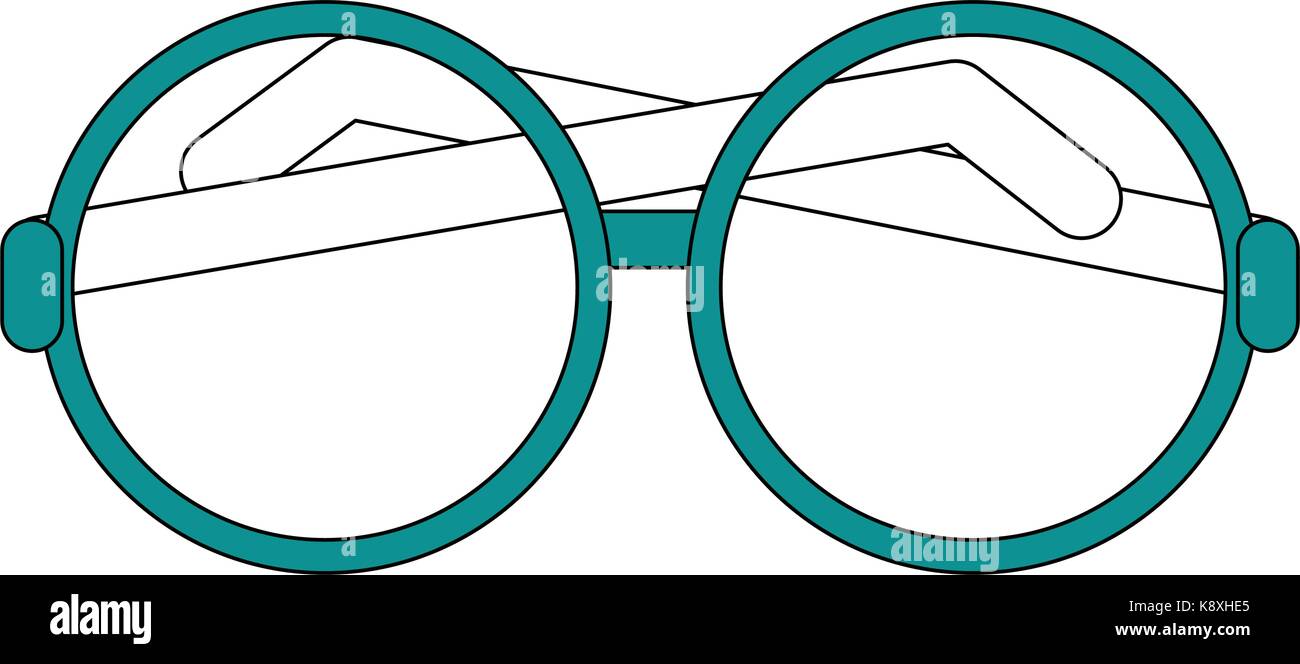 glasses round frame icon image Stock Vector Image & Art - Alamy