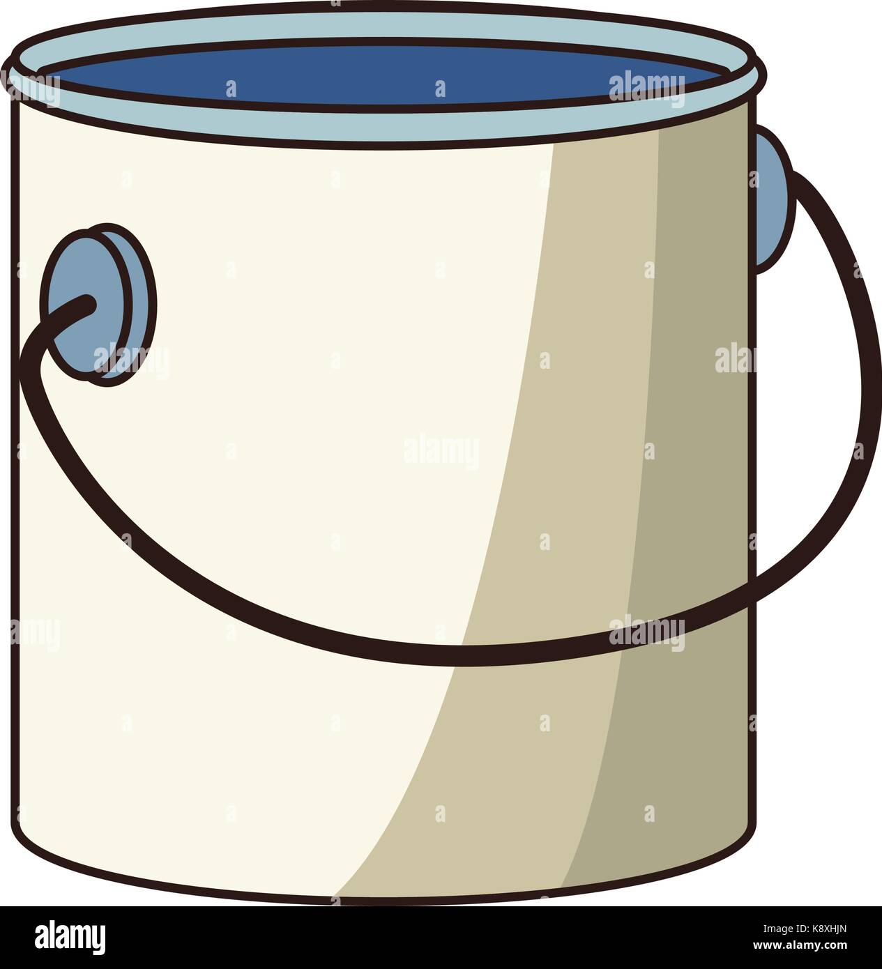 Paint bucket isolated Stock Vector Image & Art - Alamy