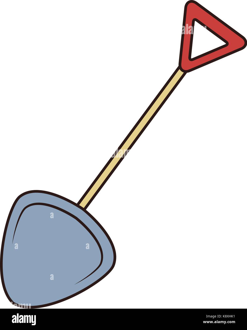 Shovel construction tool Stock Vector Image & Art - Alamy