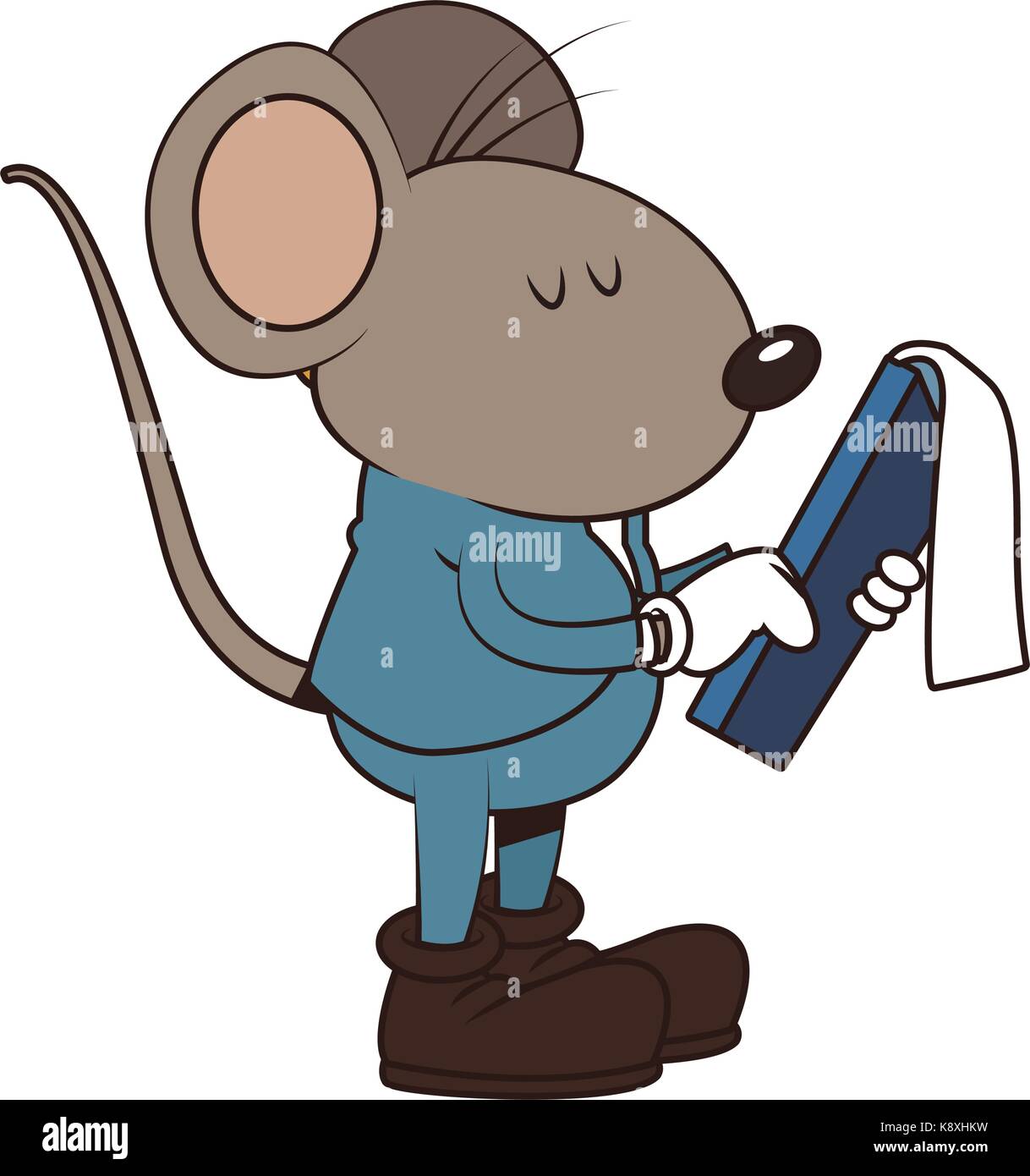 Cute mouse worker cartoon Stock Vector Image & Art - Alamy