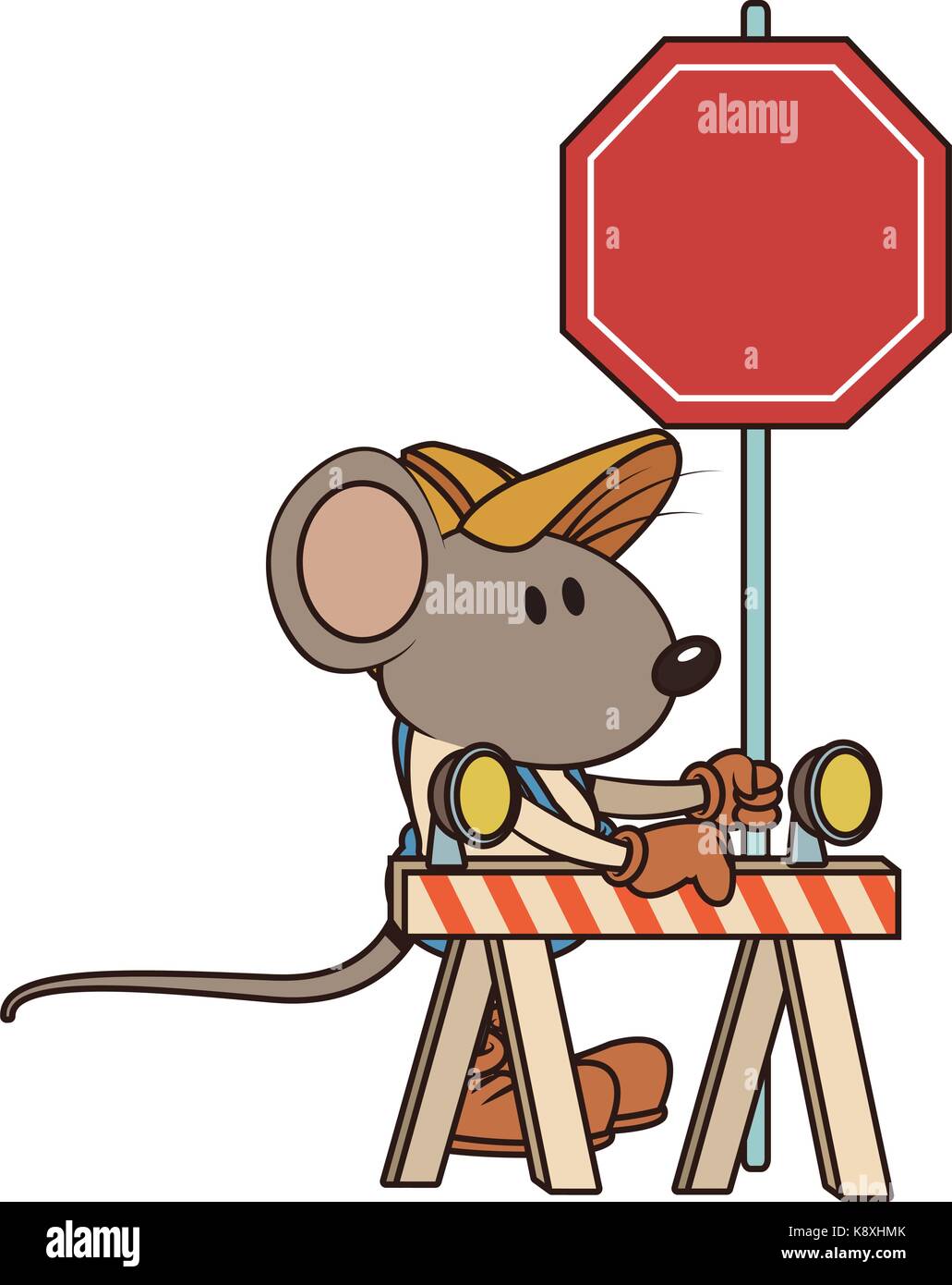 Cute mouse worker cartoon Stock Vector Image & Art - Alamy