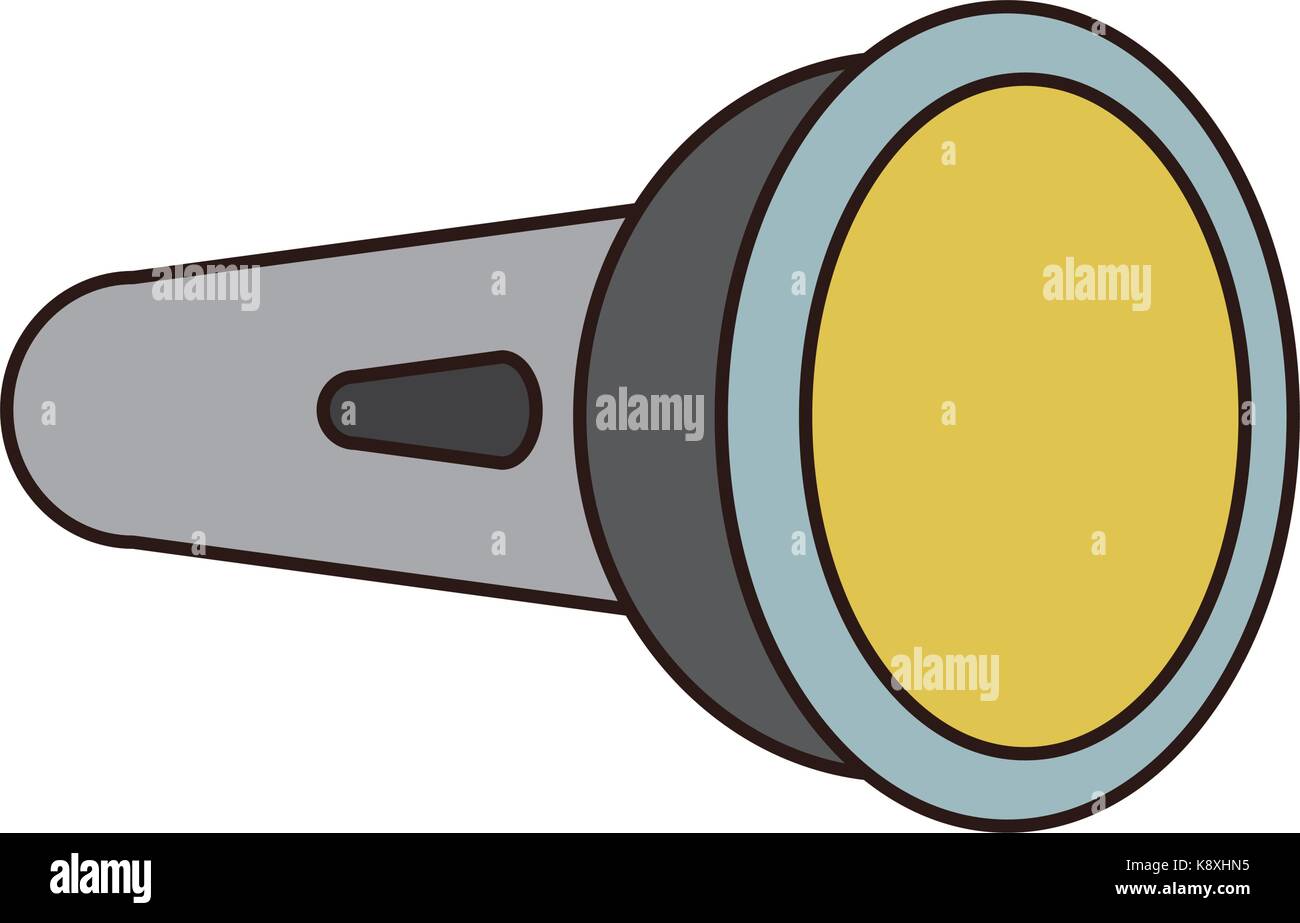 Flashlight cartoon isolated Stock Vector Image & Art - Alamy