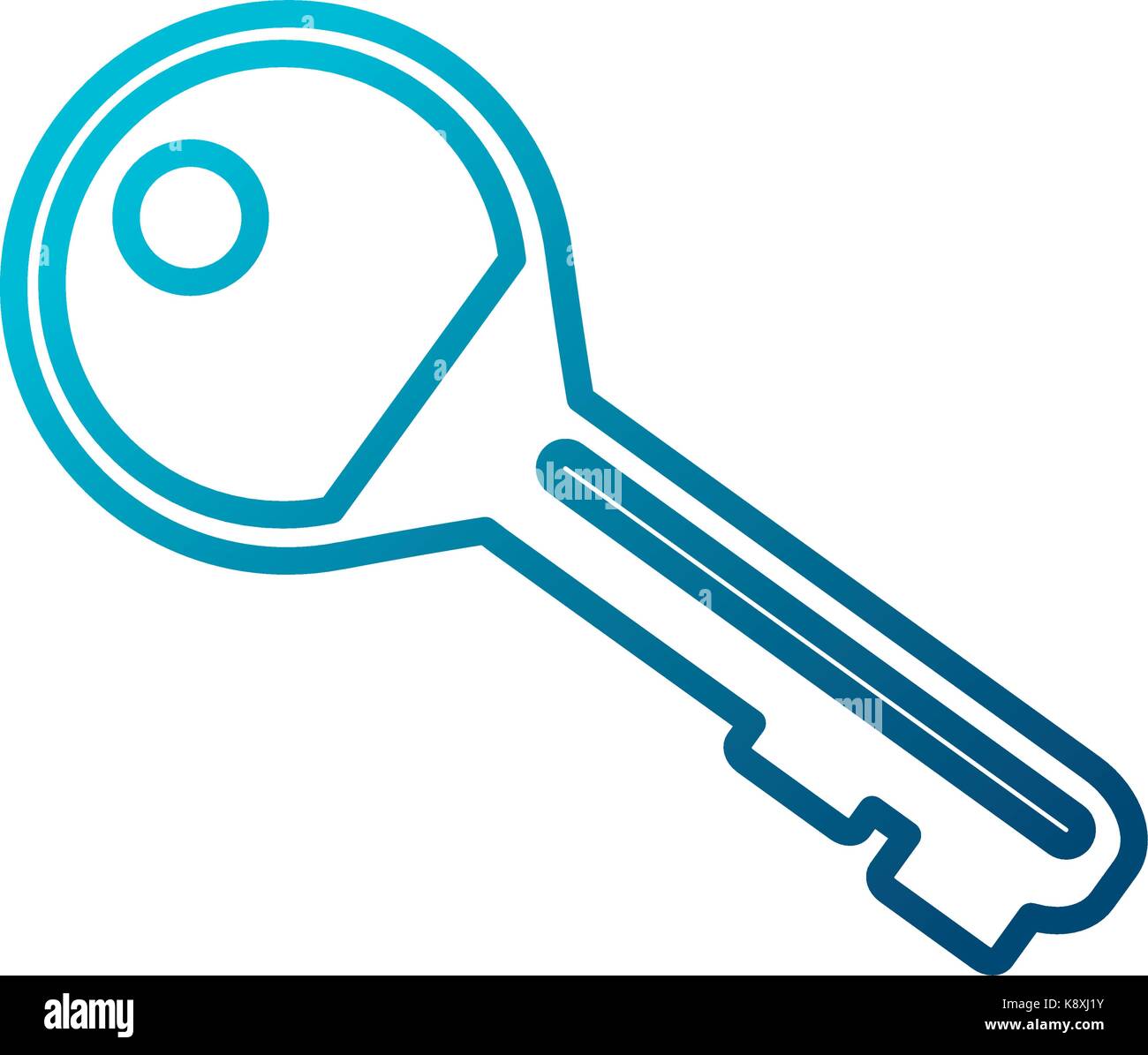 Door key isolated Stock Vector Image & Art - Alamy