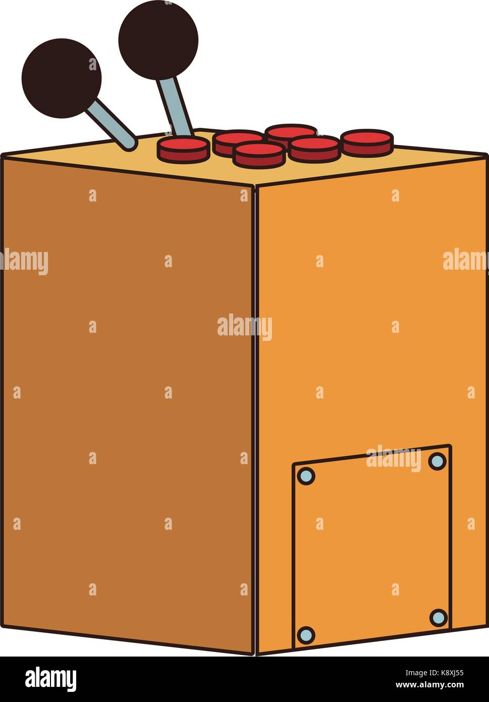 Crane controls machine Stock Vector Image & Art - Alamy