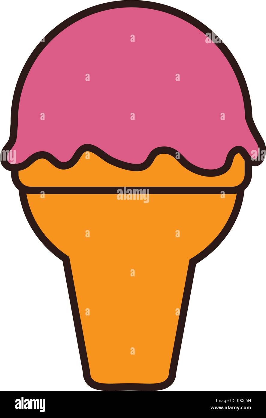 Ice Cream Cone Stock Vector Image And Art Alamy