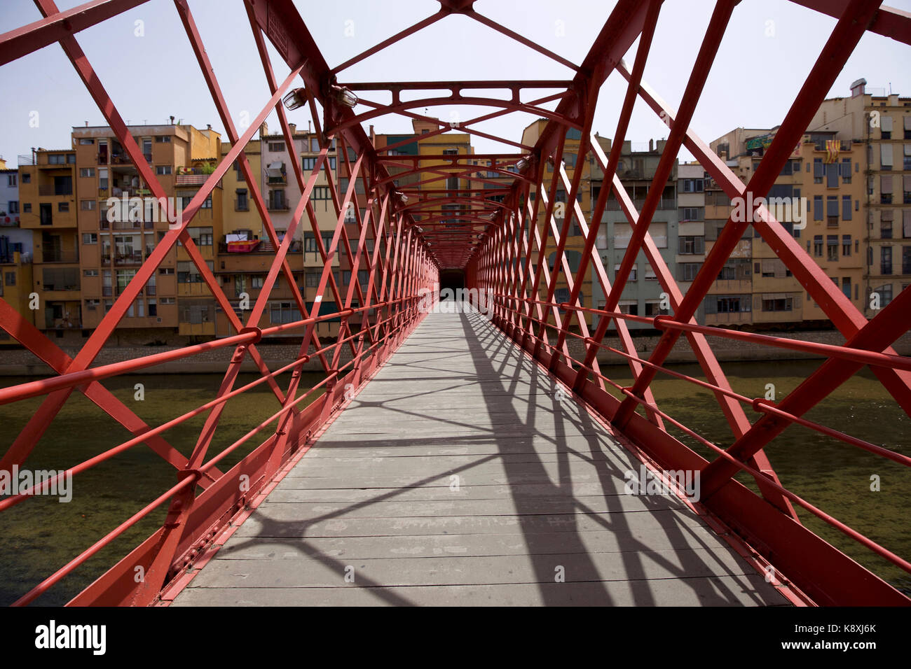 Eiffel Bridge in Girona (Catalonia Stock Photo - Alamy