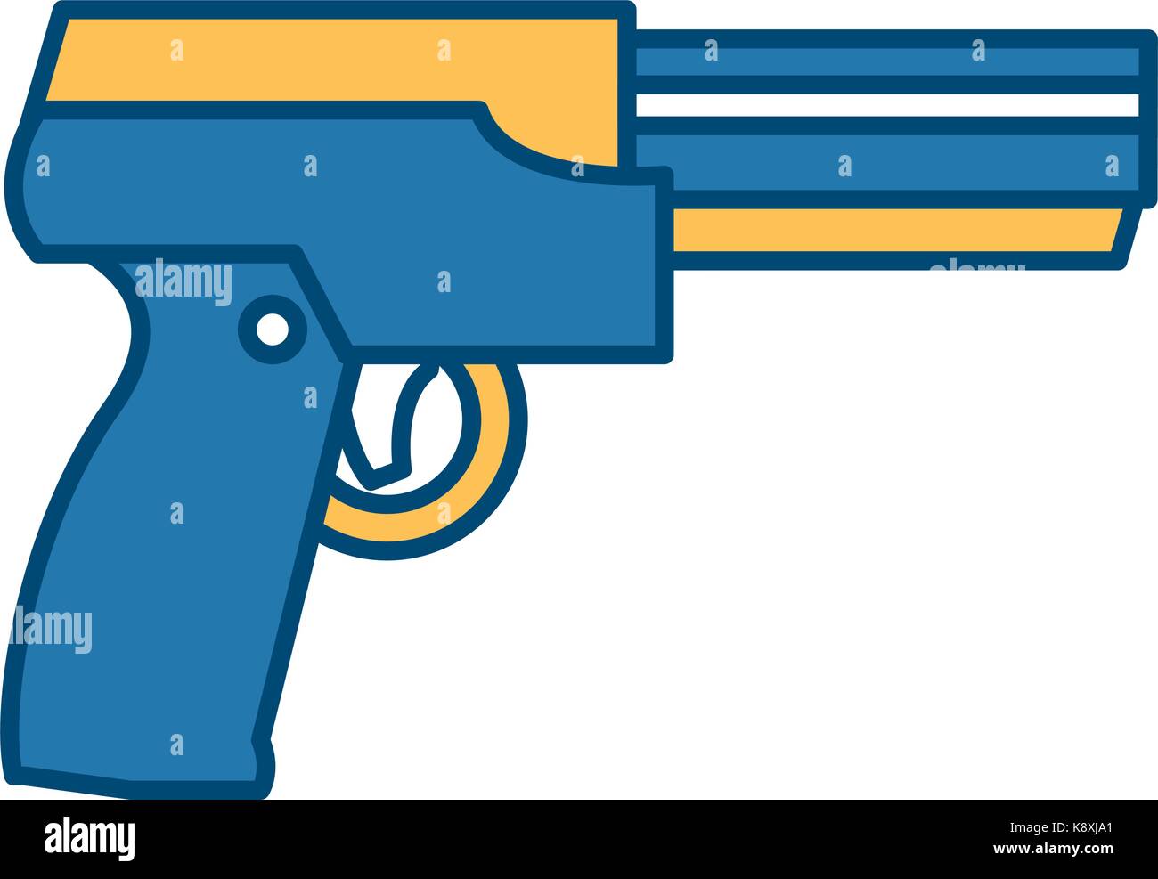 Videogame gun pistol Stock Vector Image & Art - Alamy