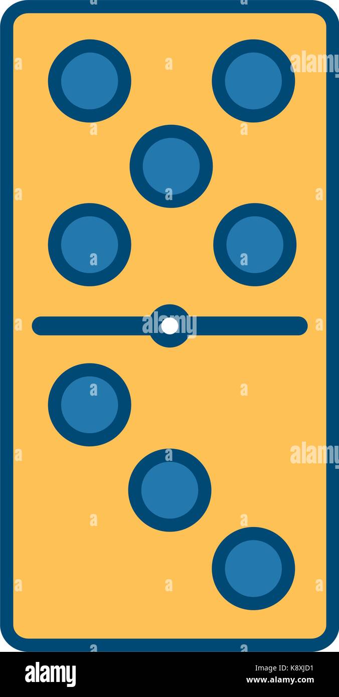 Domino piece symbol Stock Vector Image & Art - Alamy